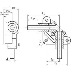 Winkelgetriebe mit Kegelrädern aus Polyacetal, Übersetzung 1:1 | MÄDLER ...